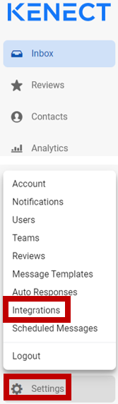 Kenect Integration Access